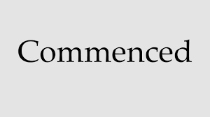 Commenced - hindi translation, synonyms, pronunciation, definition ...